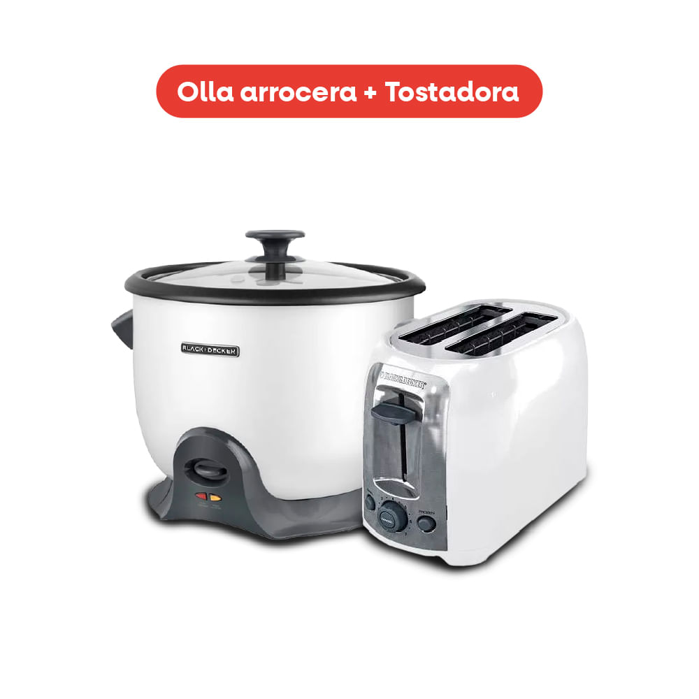 Olla Arrocera y Tostadora Black & Decker - Crecos - CRECOS